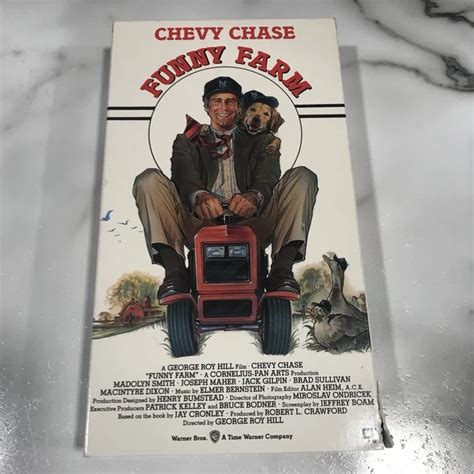 Funny Farm Vhs 1988 Chevy Chase Warner Home Video Comedy Rated Pg 13