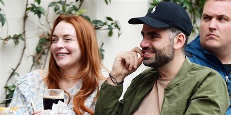 Lindsay Lohan And Bader Shammas Share A Sweet Moment During Lunch In Nyc