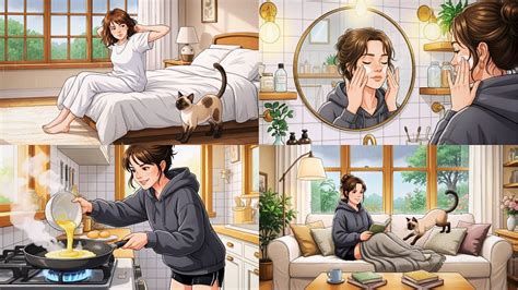 Rainy Days In Sakura Grove ☔🌧️ Cozy Indoor Day With Lily And Mochi