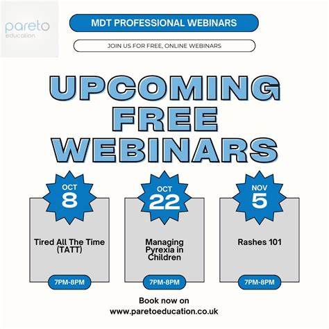 Hello All Wanted To Inform You All About A Series Of Free Online Webinars We Are Running That