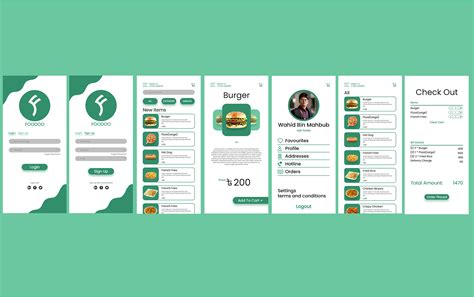 Food App Ui Design On Behance Food App Ui Design On Behance