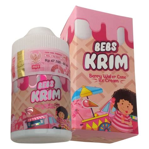Jual Bebs Krim Berry Wafer Cone Ice Cream 60ml Shopee Indonesia