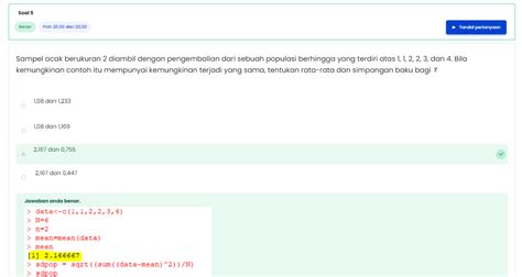 Lab Activity 3 Distribusi Sampling