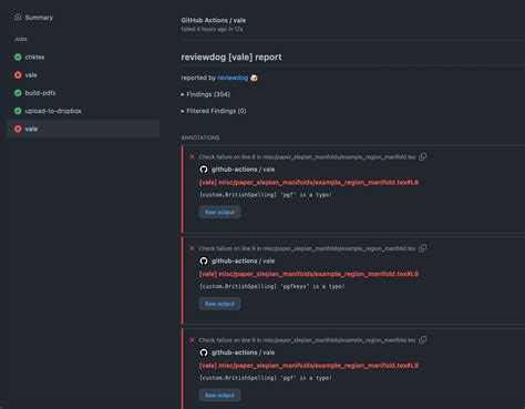 Fail Job If There Are Any Suggestionswarningserrors · Issue 26 · Errata Aivale Action · Github