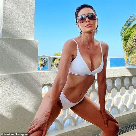 Rhob Star Lisa Rinna Says Her Trim Figure Is Down To Good Genes And Not