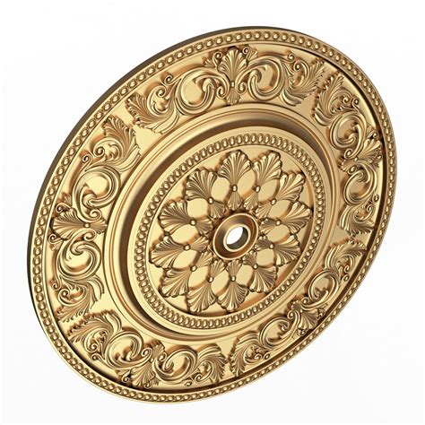 Ceiling Rosette 06 3d Model Turbosquid 2158419