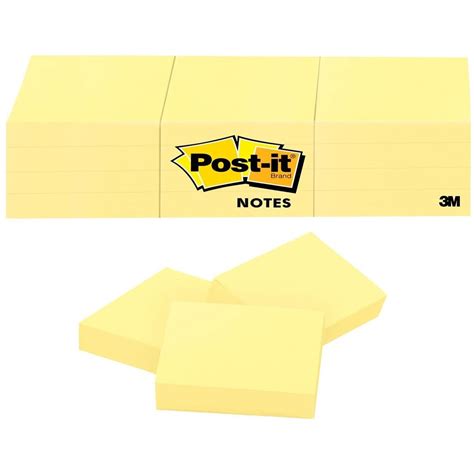 Post It 653 Small Notes 349x476mm Yellow Theodist Theodist