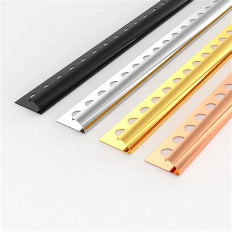 Stainless Steel Quarter Round Trim Metal Reducer Tile Edging Trim