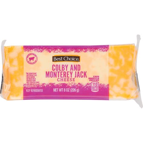Best Choice Colby Jack Chunk Cheese Packaged Sullivans Foods