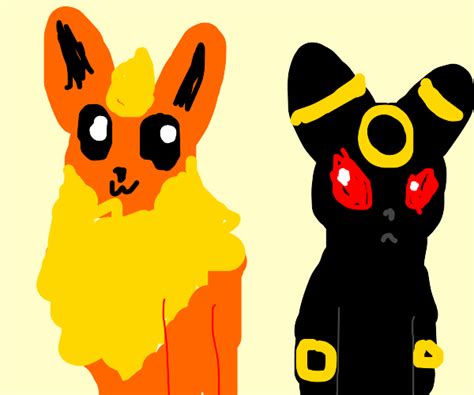 Flareon X Umbreon Drawception