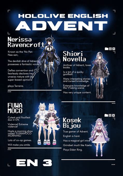 Acapella Vtuber Magazine Feat The Eien Girls Reienproject