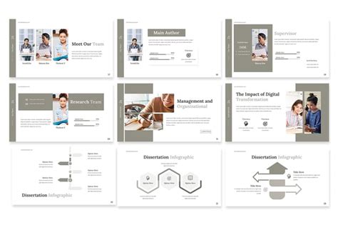 Dissertation Education Presentation Incl Infographics And Minimalist