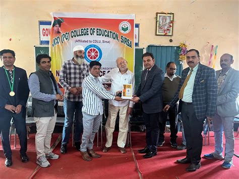 Inauguration Of 7 Days Day And Night Nss Camp Jcd Pg College Of Education