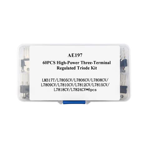 60pcs Three Terminal Voltage Regulator Kit Empower Your Projects