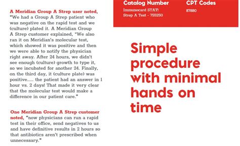 Buy Meridian Bioscience Immunocard Stat Strep A 50 Tests Kit Online