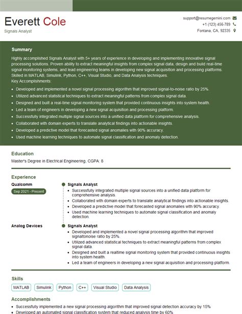 Interview Questions For Signal Collection Interviewgemini Your