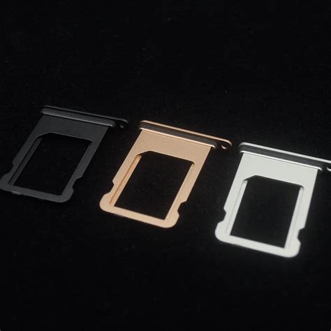 Sim卡托金属卡槽适用于苹果iphone 8 8p Plus Se2 Se3带防水圈虎窝淘