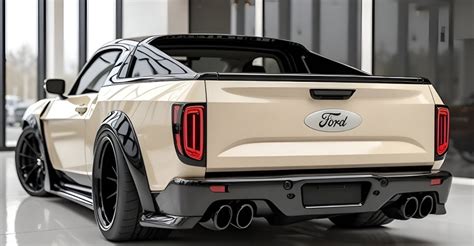 Fords 2026 New Mustang Pickup Truck Revealed First Look Bold Design