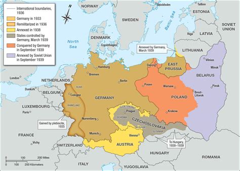 The Growth Of Nazi Germany Map Facing History And Ourselves
