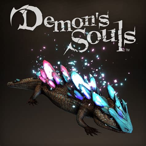 Artstation Demons Souls Crystal Lizard