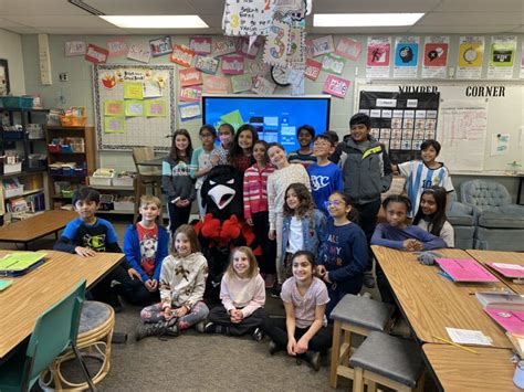 Crimson Visits Elementary Schools For Reading Month Rochester