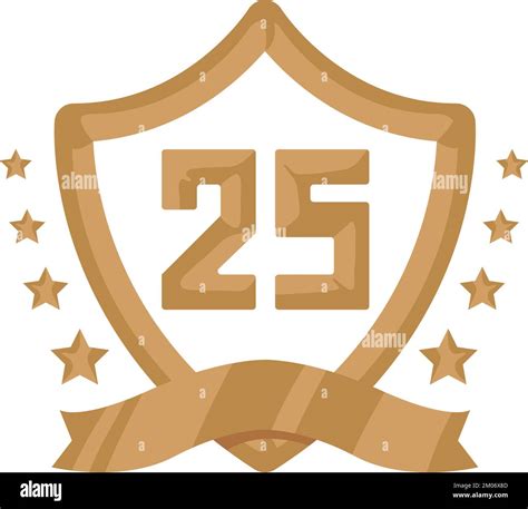 25th Anniversary Badge Stock Vector Image And Art Alamy