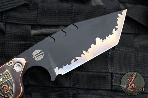 Blackside Customsstrider Knives Slcc Fixed Blade Tanto Edge Custom
