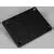 Omnibox® Rectangular Black Duplex Cover Plate