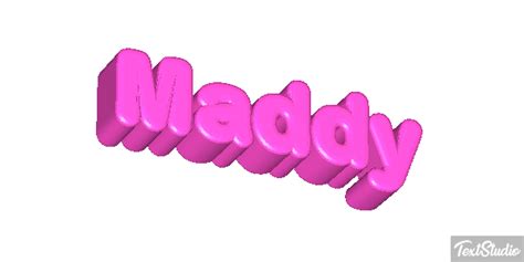 Maddy Name Animated  Logo Designs