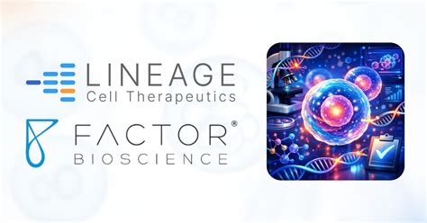 Lineage Takes Delivery Of Genetically Engineered Ipsc Line With