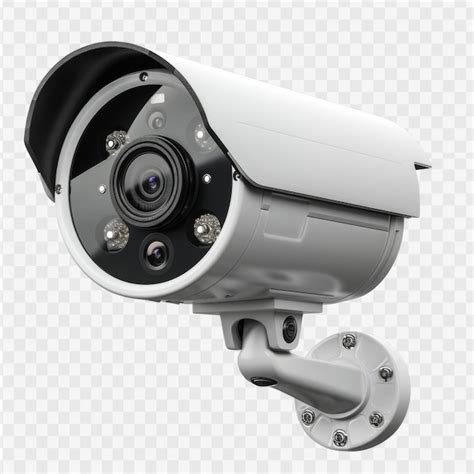 Modern Sleek Security Camera Capturing Every Moment Isolated On