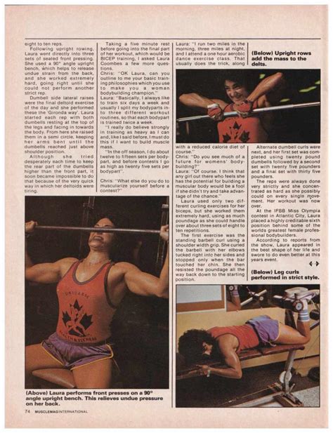 Laura Combes The New Breed Vintage Body Building Magazines