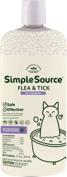 Simplesource Flea And Tick Cat Shampoo