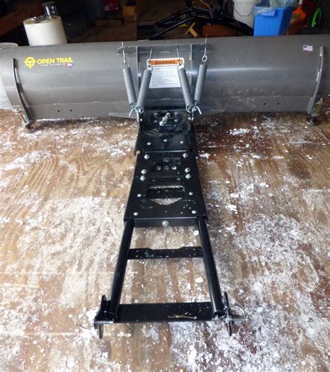 Atv Plow Push Frame Build Tractorbynet