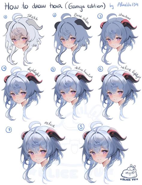Alice Vu ☁️ ️concept Designer On X Anime Art Tutorial Anime Drawings