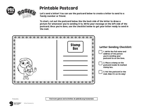 Free Printable Postcard Back Download Free Printable Postcard Back Png