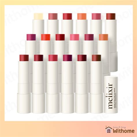 [melixir] Vegan Lip Butter 3 9g 18 Màu Son Dưỡng Môi Thuần Chay