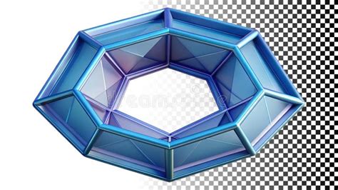 Blue Line 3d Shape 3d Shapes Powerpoint Shapes Properties Twinkl