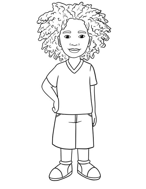 Color Me Brown Boy Coloring Sheets Custom Color Color