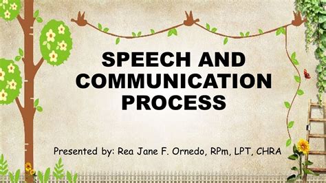 Example Of Speech Communication Process At Thomas Lawson Blog