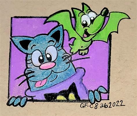 Cat N Bat Box Buddies By Spongefox On Deviantart