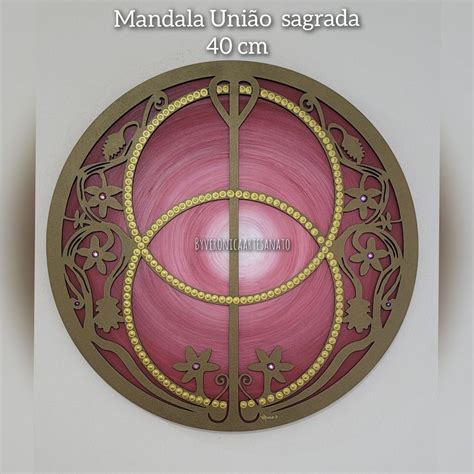 Mandala Vesica Piscis 40 Cm União Sagrada Elo7