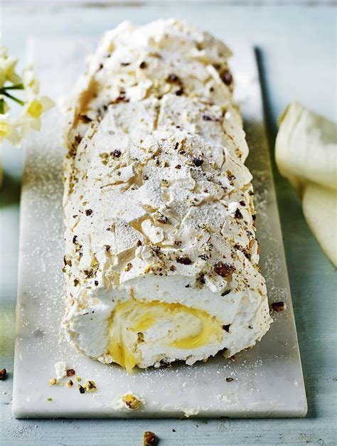 Mary Berrys Lemon Meringue Roulade Recipe