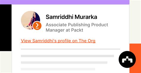 Samriddhi Murarka Associate Publishing Product Manager At Packt The Org