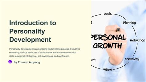 How Does Personality Development Helps Us Ppt