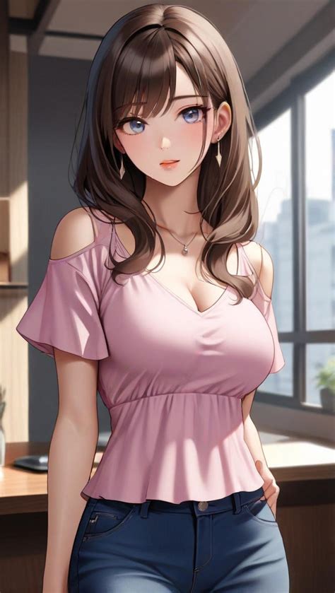 Anime Girl With Long Hair And Blue Eyes Posing By Toxic Amanda On