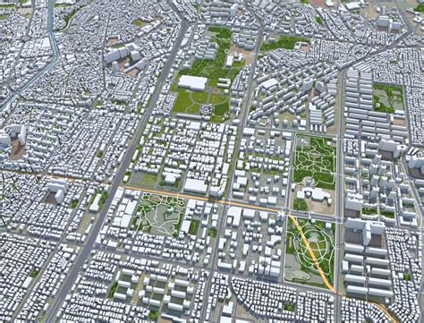 Suwon Si Gyeonggi Do South Korea 30km Modelo 3d Descargar Ciudad On