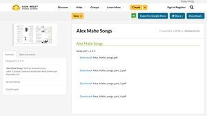 Alex Mahe Songs Resource Bank