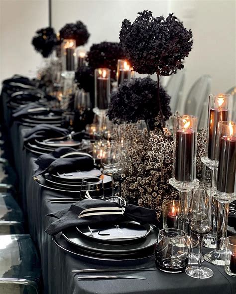 Black Wedding Decor Inspiration