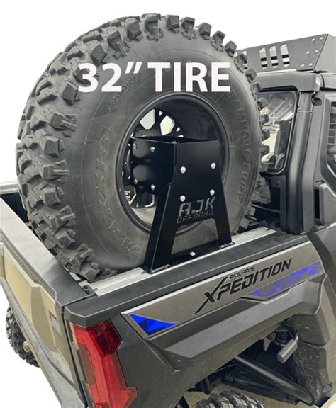 Ajk Offroad Polaris Xpedition Spare Tire Carrier Rugged Terrain